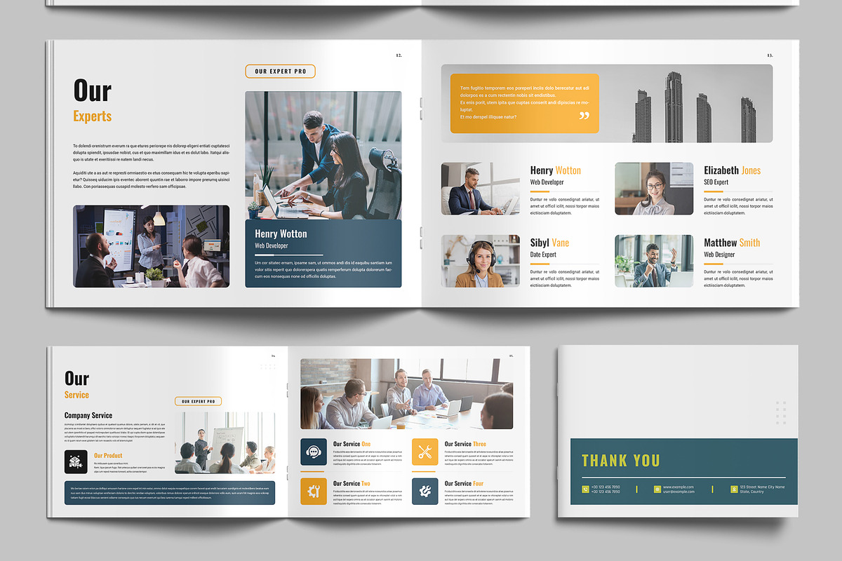 Business Profile Book Design