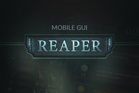 Reaper Mobile GUI, a Templates & Theme by Kodiak Graphics