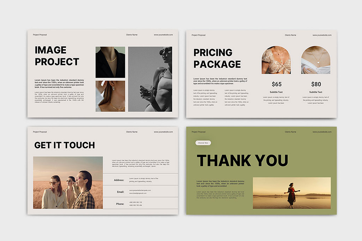 Brand Project Presentation Template