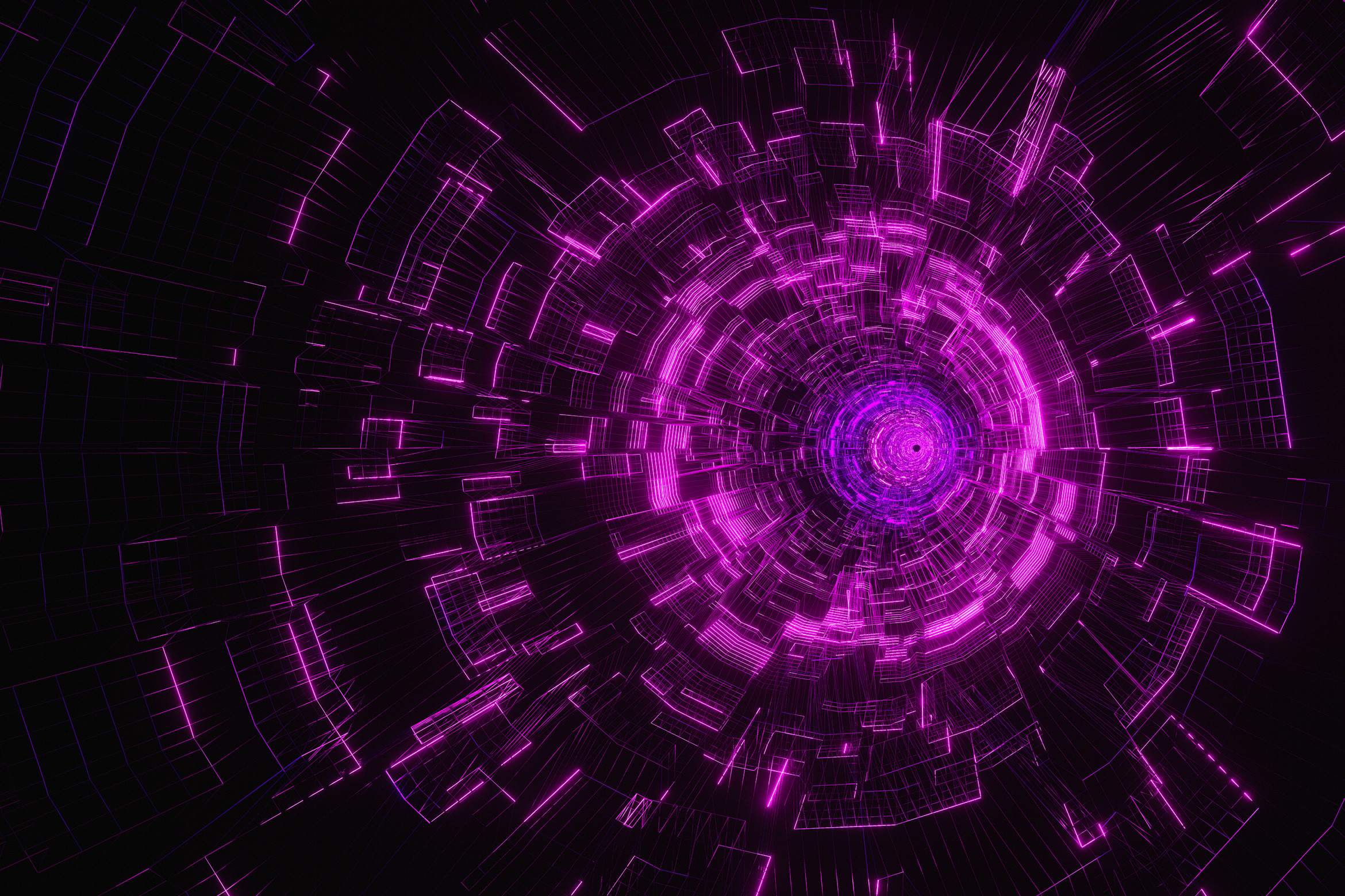 Technology Tunnel Background, a Background Graphic by Oksana Kumer