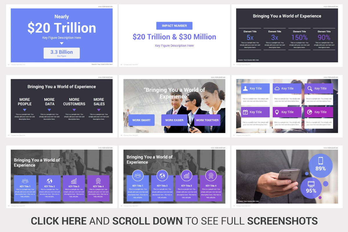Best Sales Deck PowerPoint Template, a Presentation Template by SlideSalad