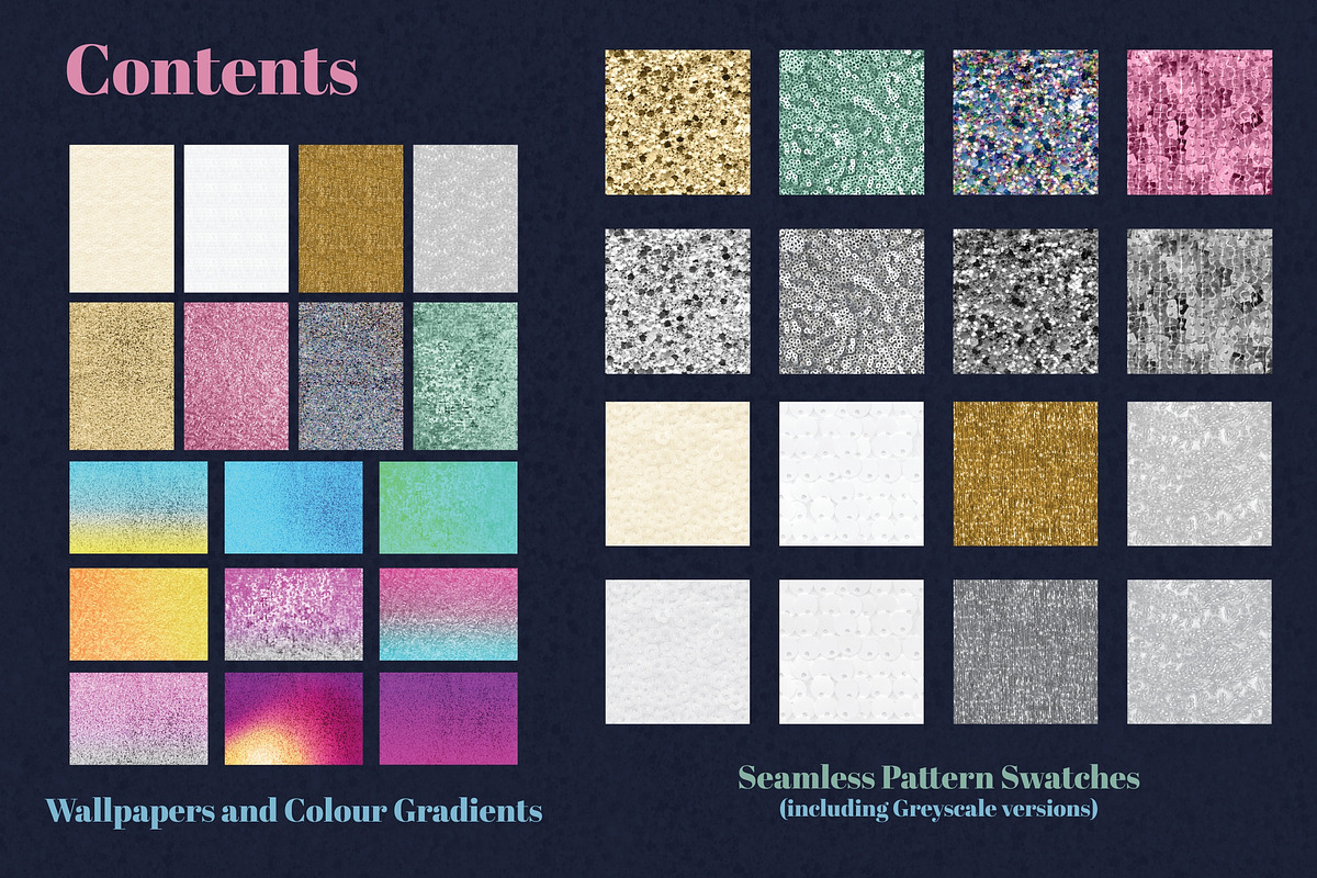 Quick Glitter Textures and Patterns, a Texture Graphic by Wingsart Studio
