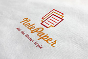 Note Paper Logo | Branding & Logo Templates ~ Creative Market