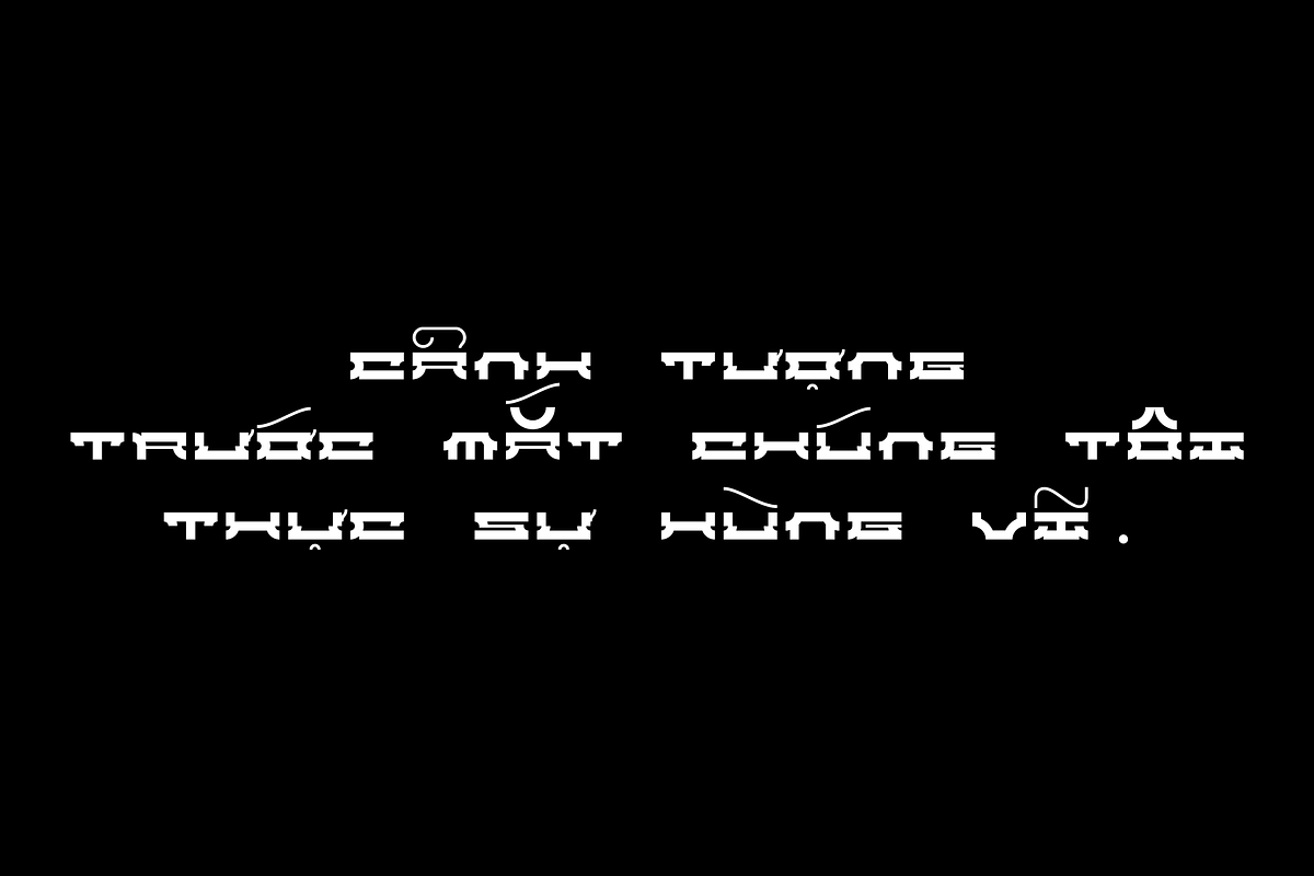 Den Typeface, a Font by Dat Do