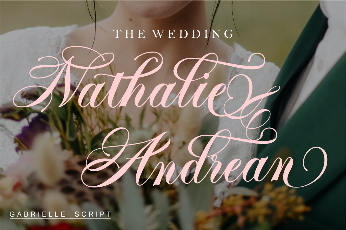 Gabrielle Script, a Script Font by Raffa Creative | Creative Market