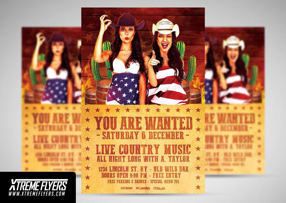 Country Flyer Template, a Flyer Template by XtremeFlyers