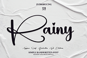 Rainy | Script Font, a Script Font by Scratchones