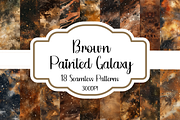 Brown Paint Splatter Patterns