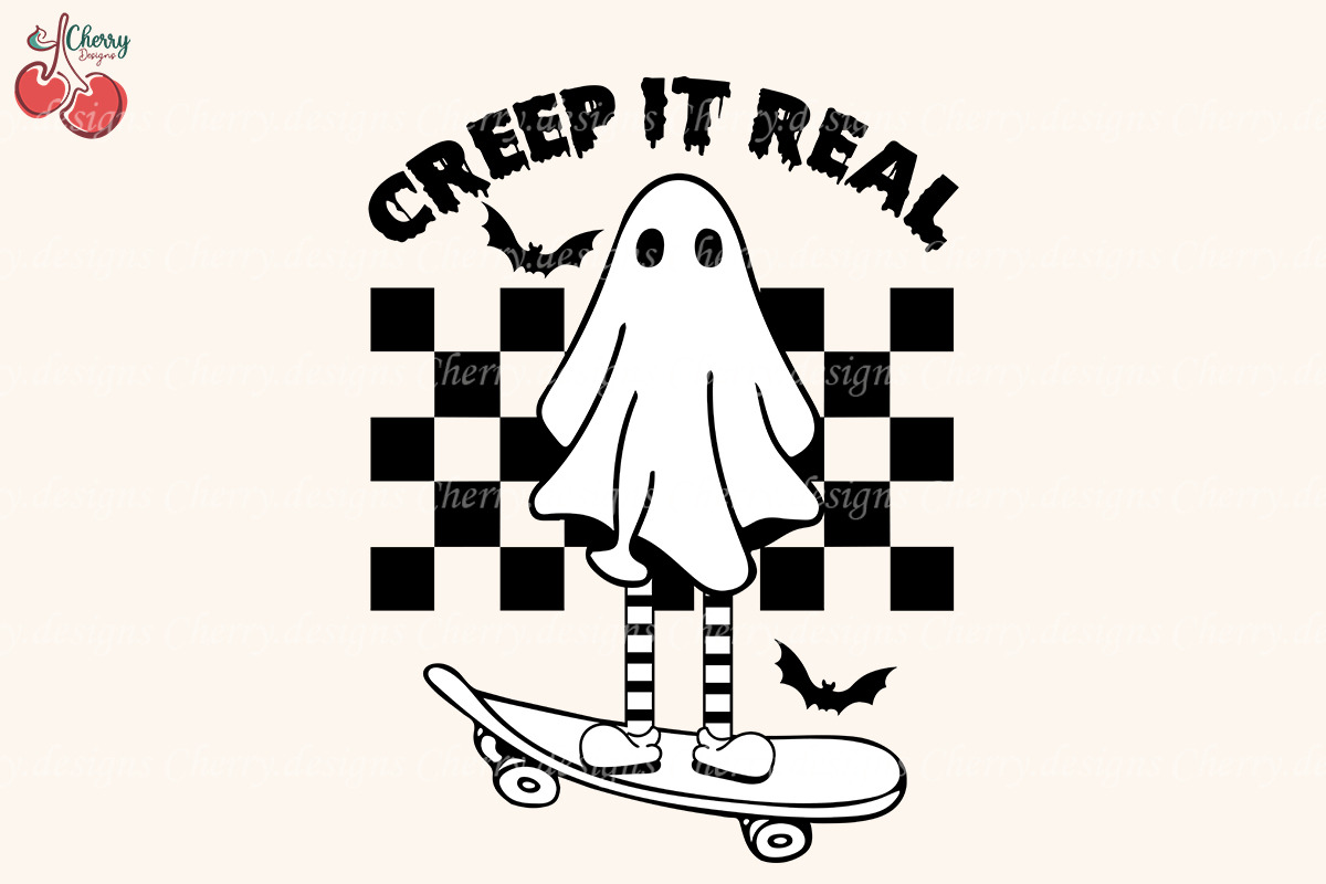 Creep It Real Boo Sublimation PNG