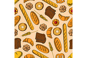 Bread and bakery pattern, a Pattern Graphic by Vector Tradition