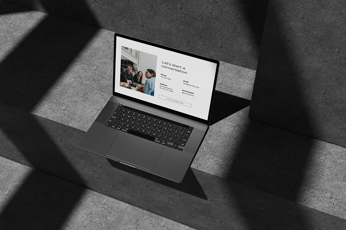 Laptop Mockup, a Mac Mockup by Indah