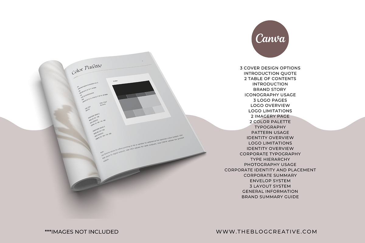 Brand Style Guide Canva Template