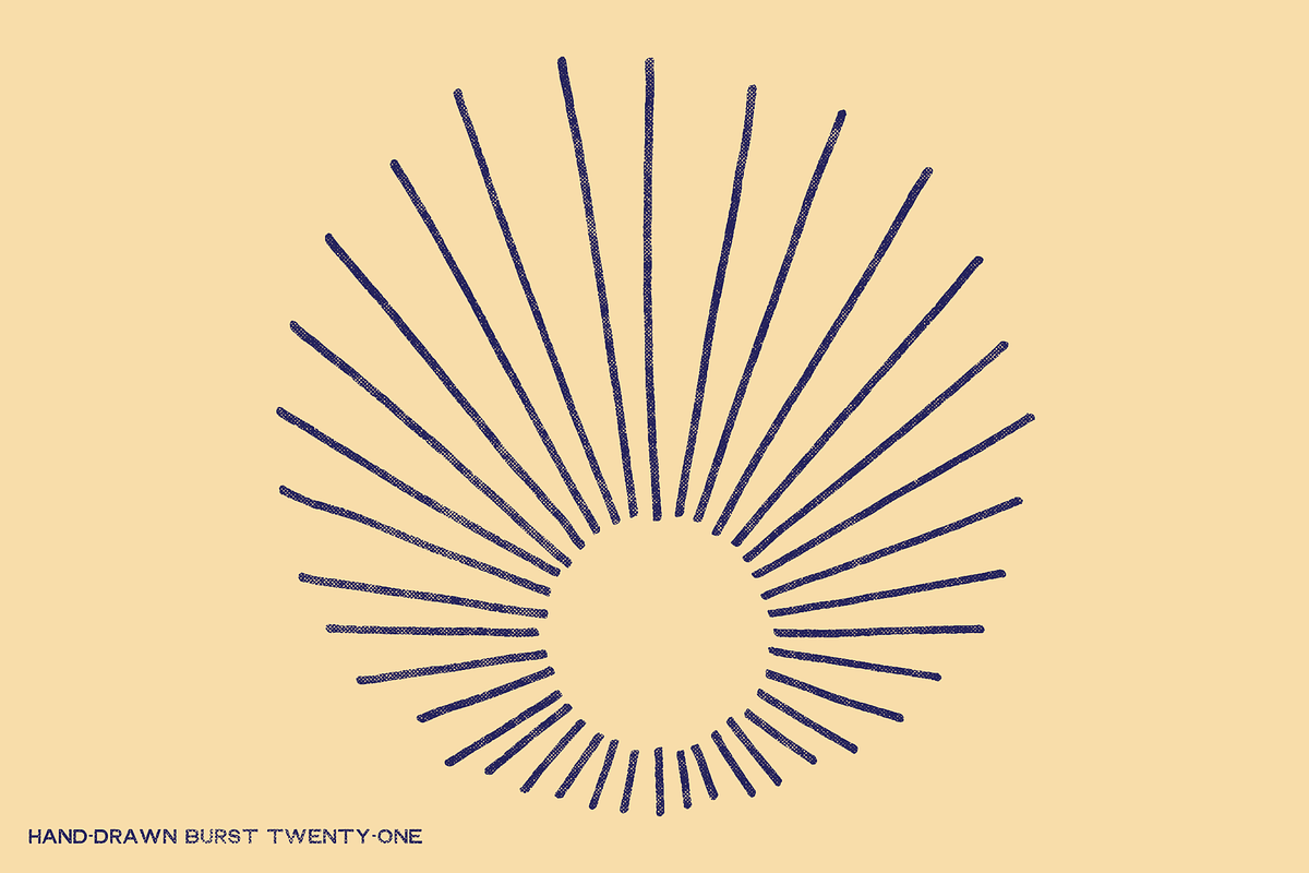 The Shop | 28 hand-drawn burst elements