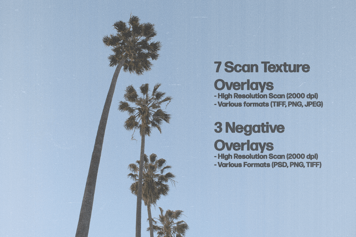 Scan and Negative Film Textures Pack