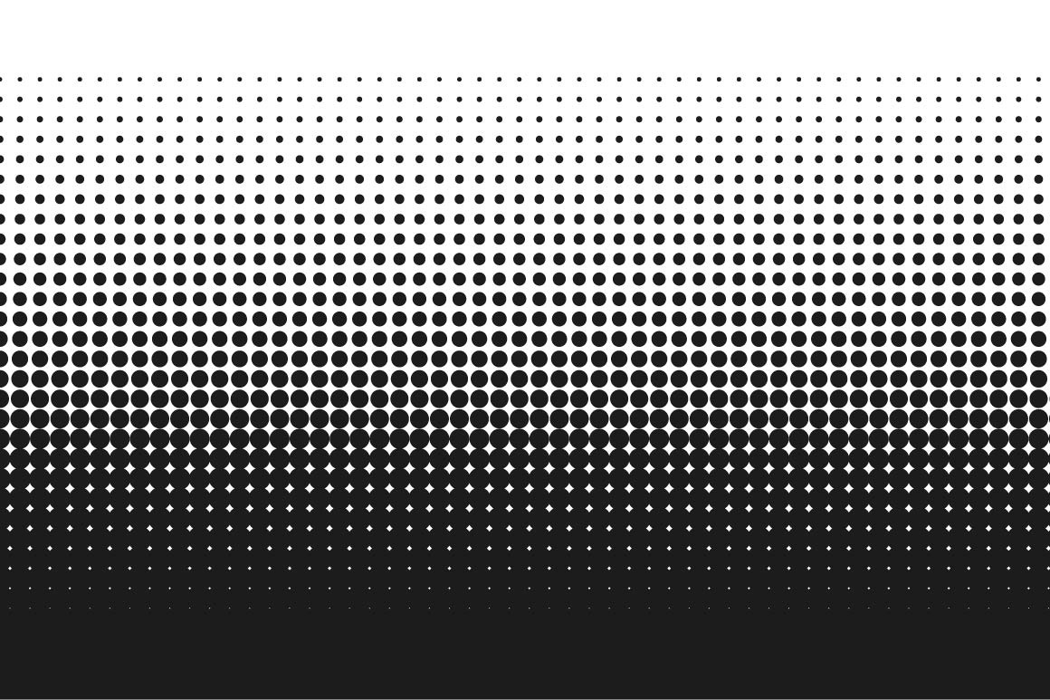 Dot Fade Half Tone Gradient Pattern Vector Image