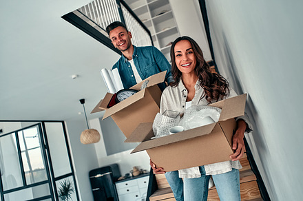 Moving a young couple, a Person Photo by ORION Production