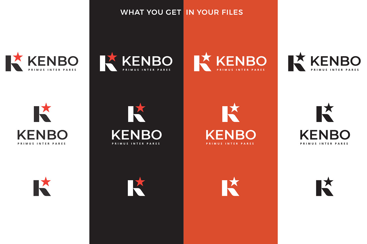 Kenbo Letter K Star Logo Template, a Branding & Logo Template by ...