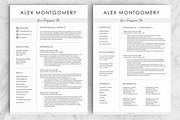 Resume/CV - The Alex, a Resume Template by CreativeLandStudio