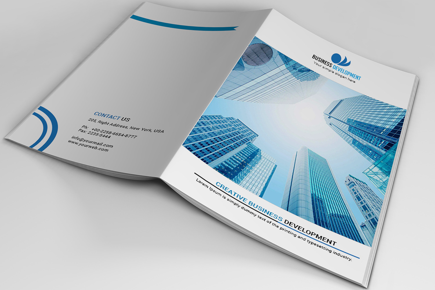 InDesign Business Brochure -V696, a Brochure Template by Template Shop