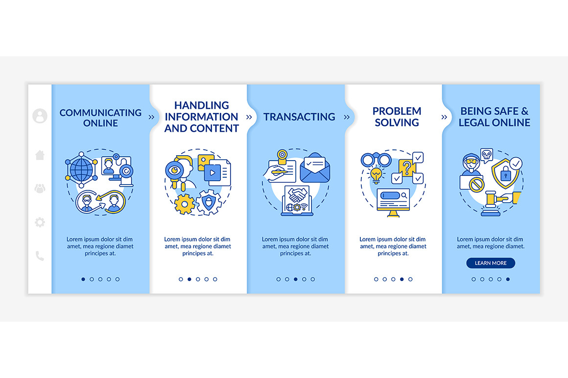 Learning digital skills template, a Templates & Theme by IMG Visuals