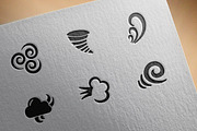 Wind icons, an Icon by Palau | Creative Market