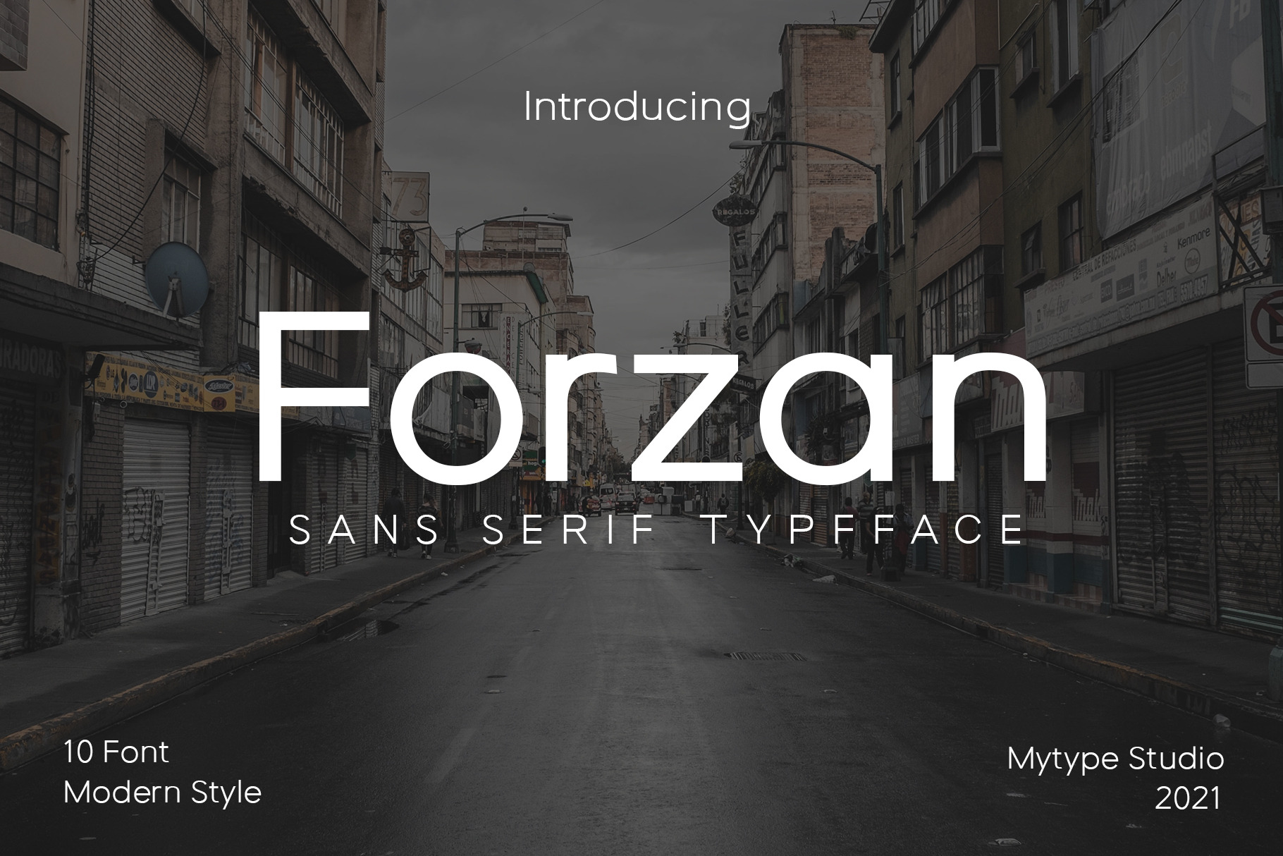 Forzan - Sans Serif Typeface, a Sans Serif Font by Mytype Studio