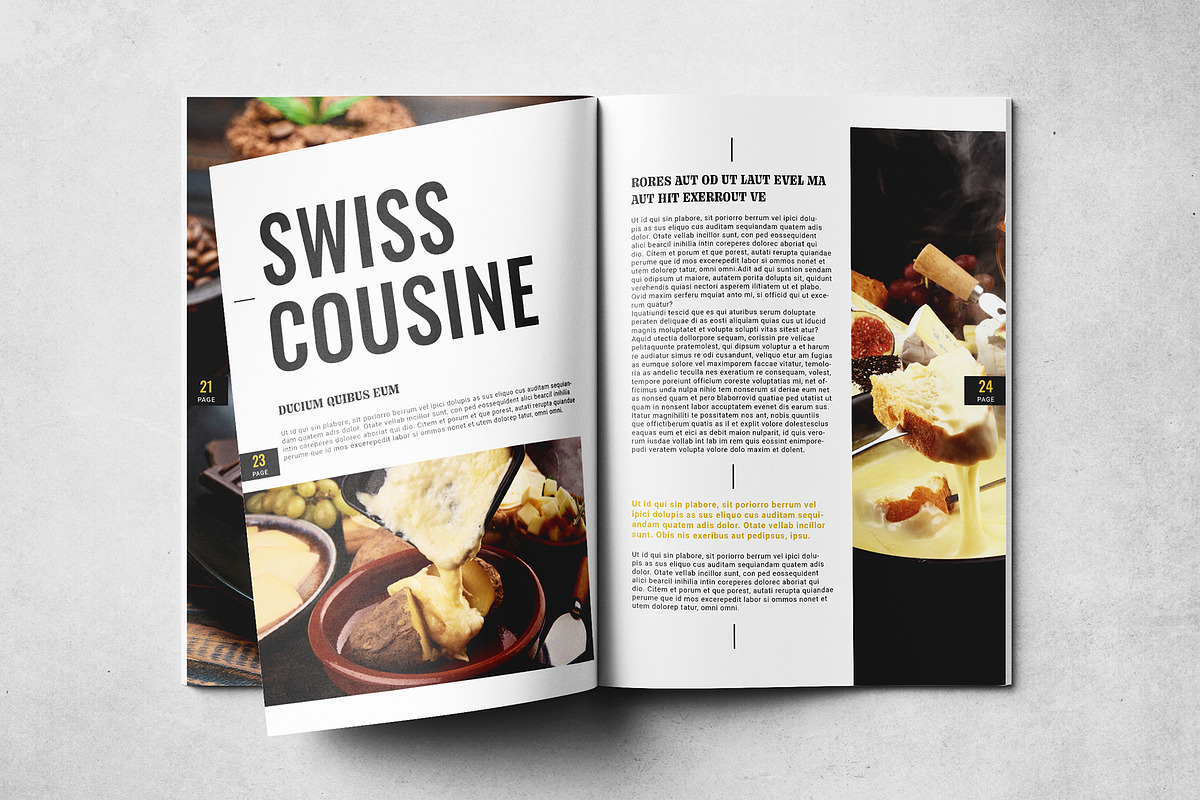 Cookbok / Recipe Layout | Creative Market