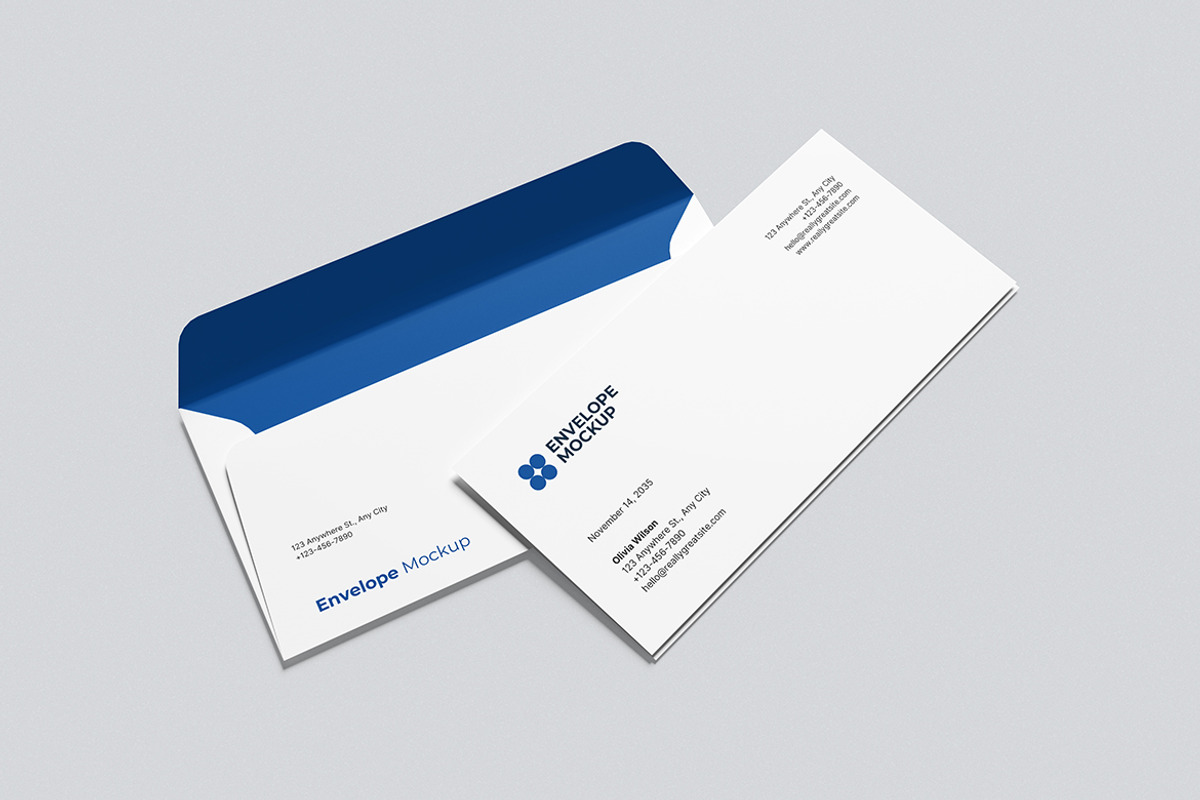 High Quality Envelope Mockup, an Advertising Mockup by swsi-studio
