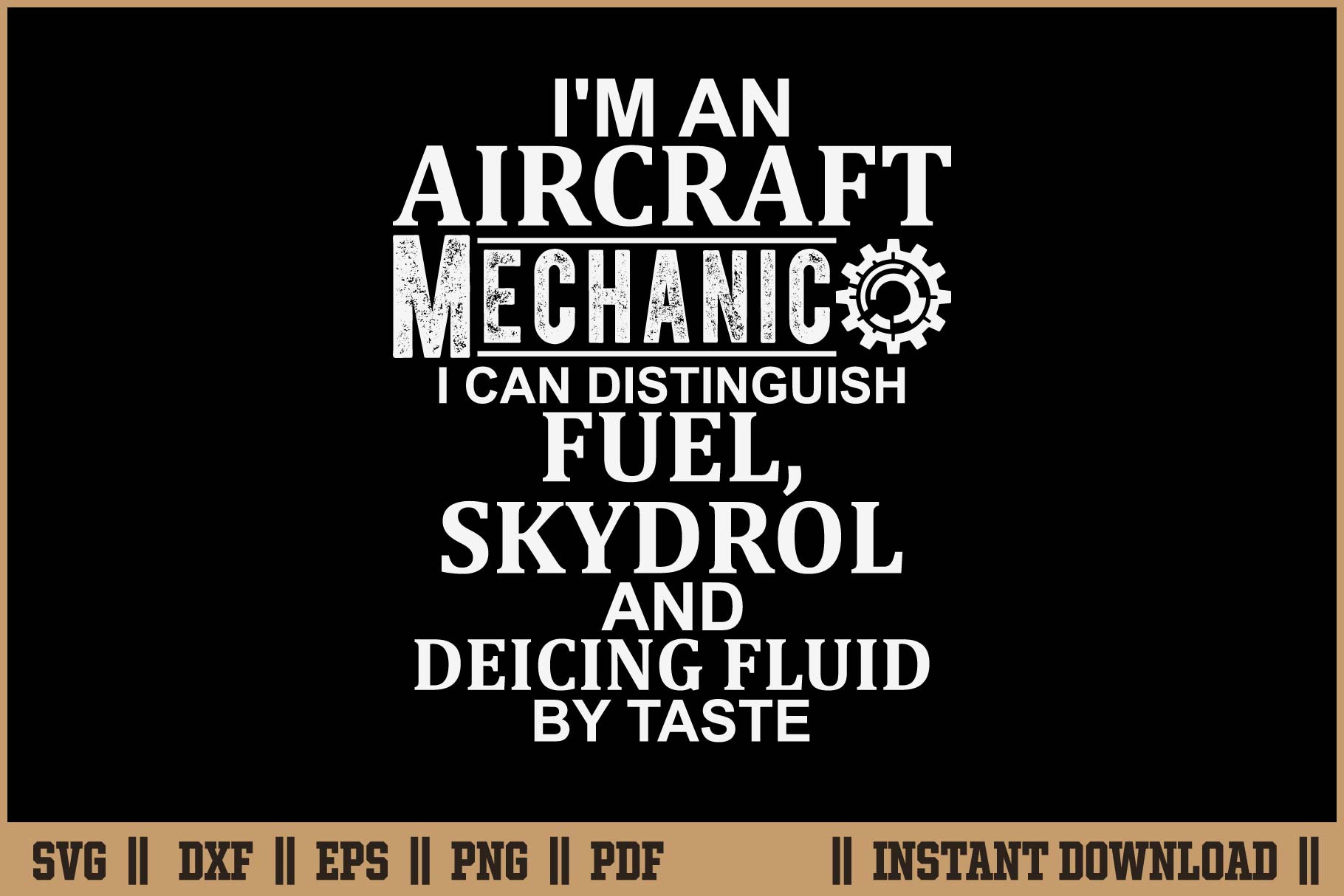 I'm An Aircraft Mechanic SVG Aviation Mechanic Design