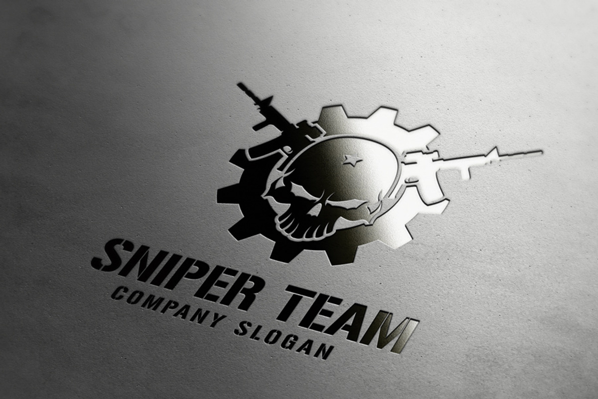 Sniper Team Logo, a Branding & Logo Template by Vectorwins Premium Shop