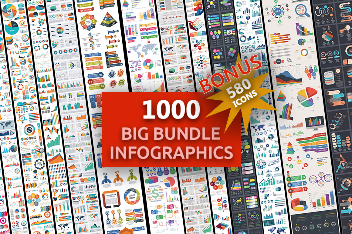 Infographics Ultra Big Bundle, a Templates & Theme by Design_Planet