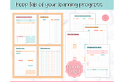 Homeschool Planner Printable - 50 pgs | Colorful
