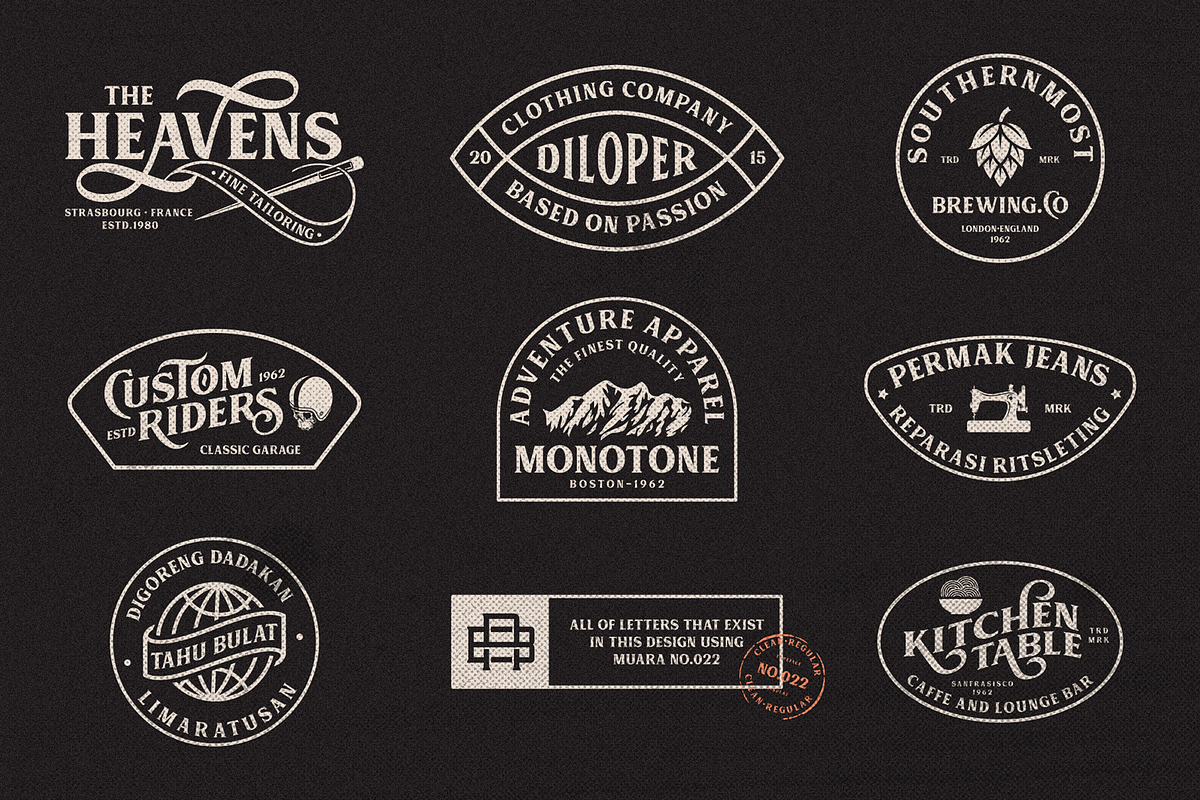 MUARA, a Serif Font by A.Budianto