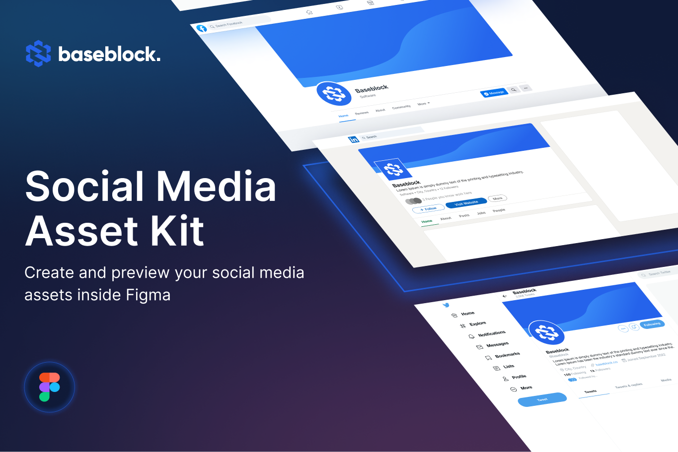 Social Media Asset Kit for Figma