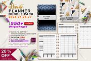 Ultimate Planner Bundle Pack 2024-27, a Stationery Template by ROJI CREATOR