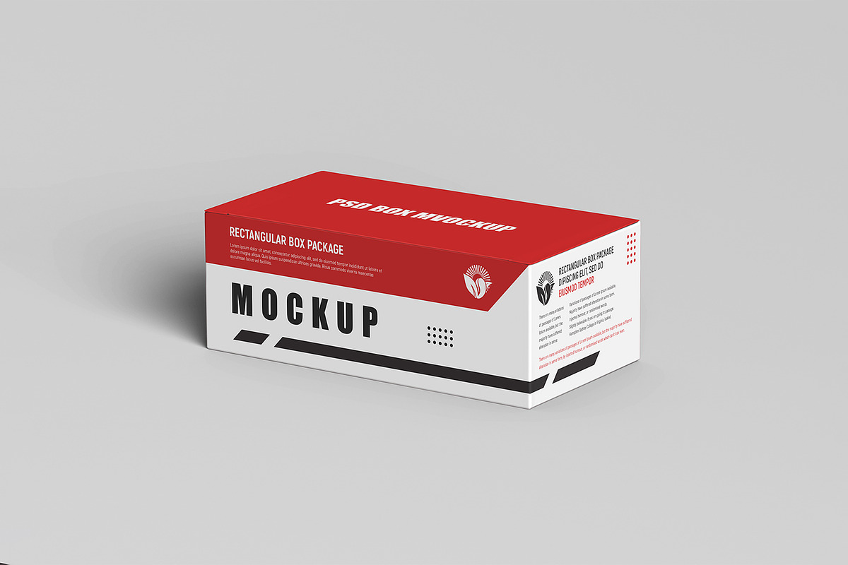 Rectangular Paper Box Packaging PSD, a Packaging Mockup by Ram Studio