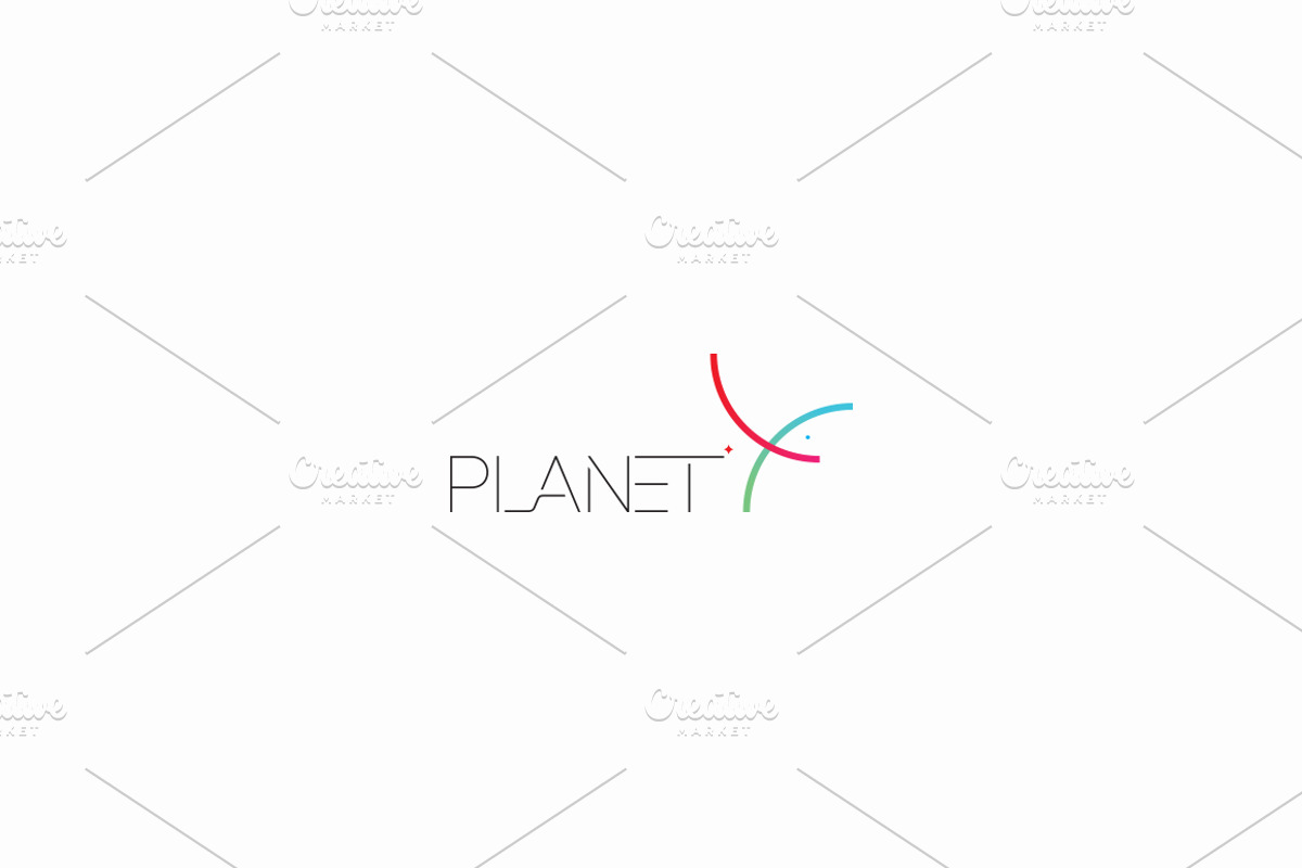 Planet X Logo, a Branding & Logo Template by drawzen