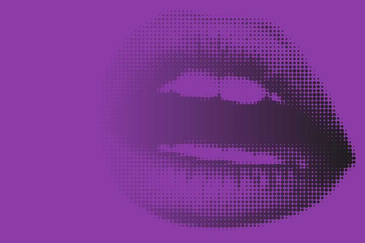 Halftone Faces - 10 Vectors, an Illustration by Offset