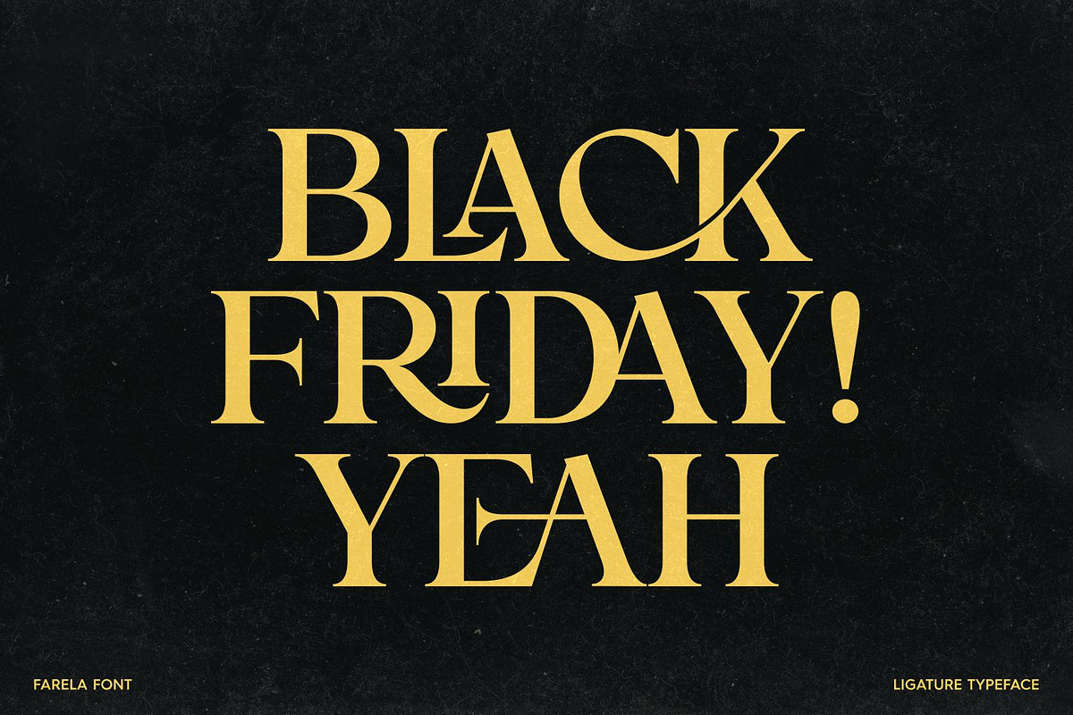 Farela - Ligature Serif Typeface