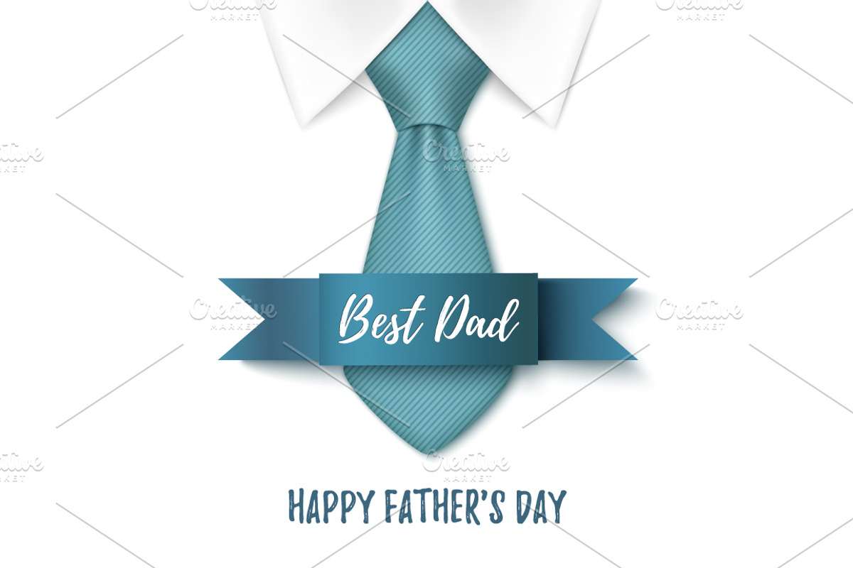 Best Dad background., a Decorative Illustration by Aleksandrs