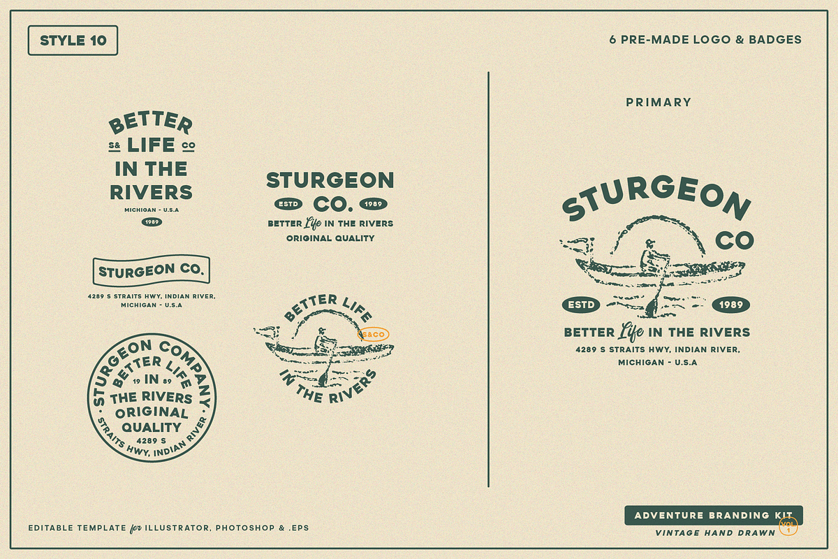 Adventure Branding Kit, a Branding & Logo Template by Refolve Design