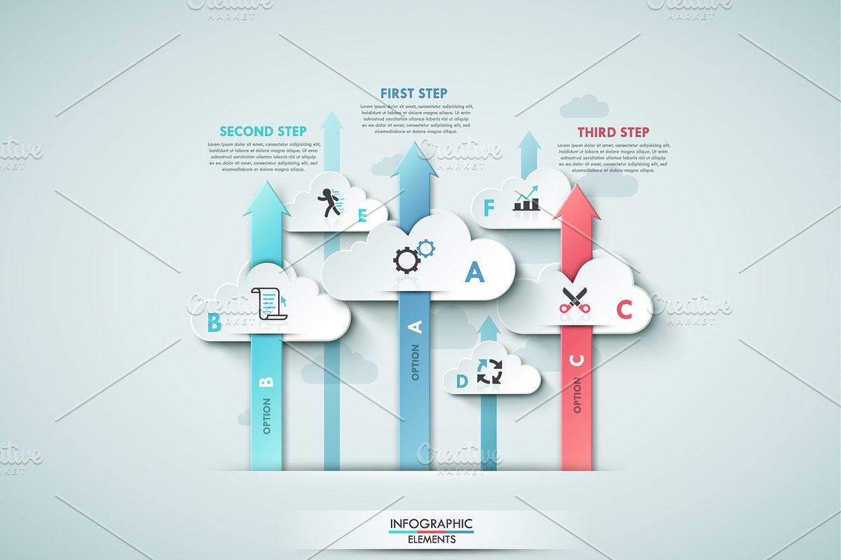 Cloud Infographics, a Work Illustration by Andrew Kras Design ...