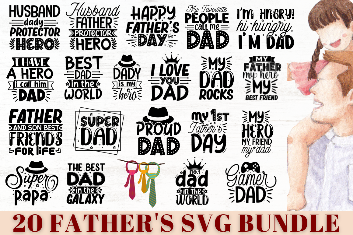 Father's SVG Bundle