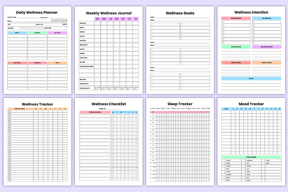2026 Wellness & Lifestyle Organizer