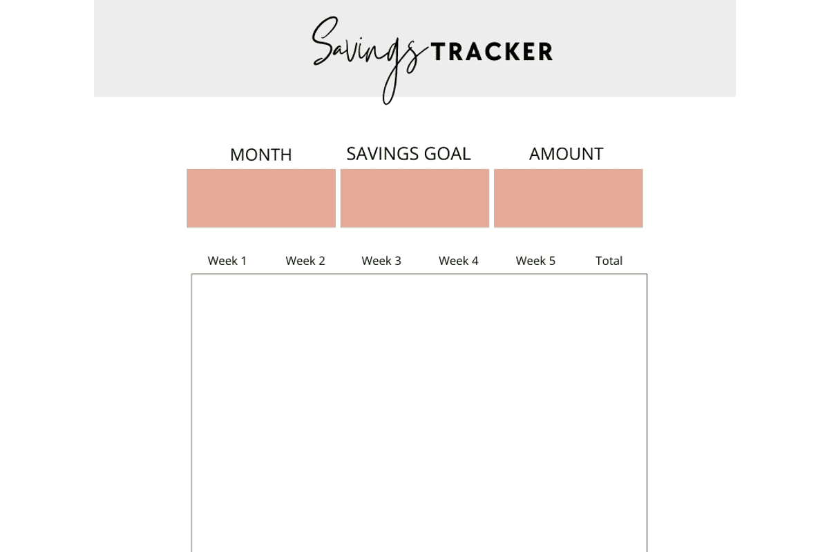 Monthly Budget Tracker, a Stationery Template by Brand Your Biz Co.