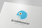 Blink Monster Logo, a Branding & Logo Template by Vectorwins Premium Shop