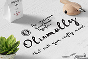 Oliemolly, a Script Font by TGIF.STD