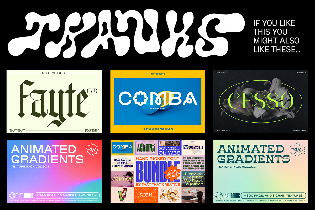 Liquid Type: Wetris Display Font, a Font by That That Creative