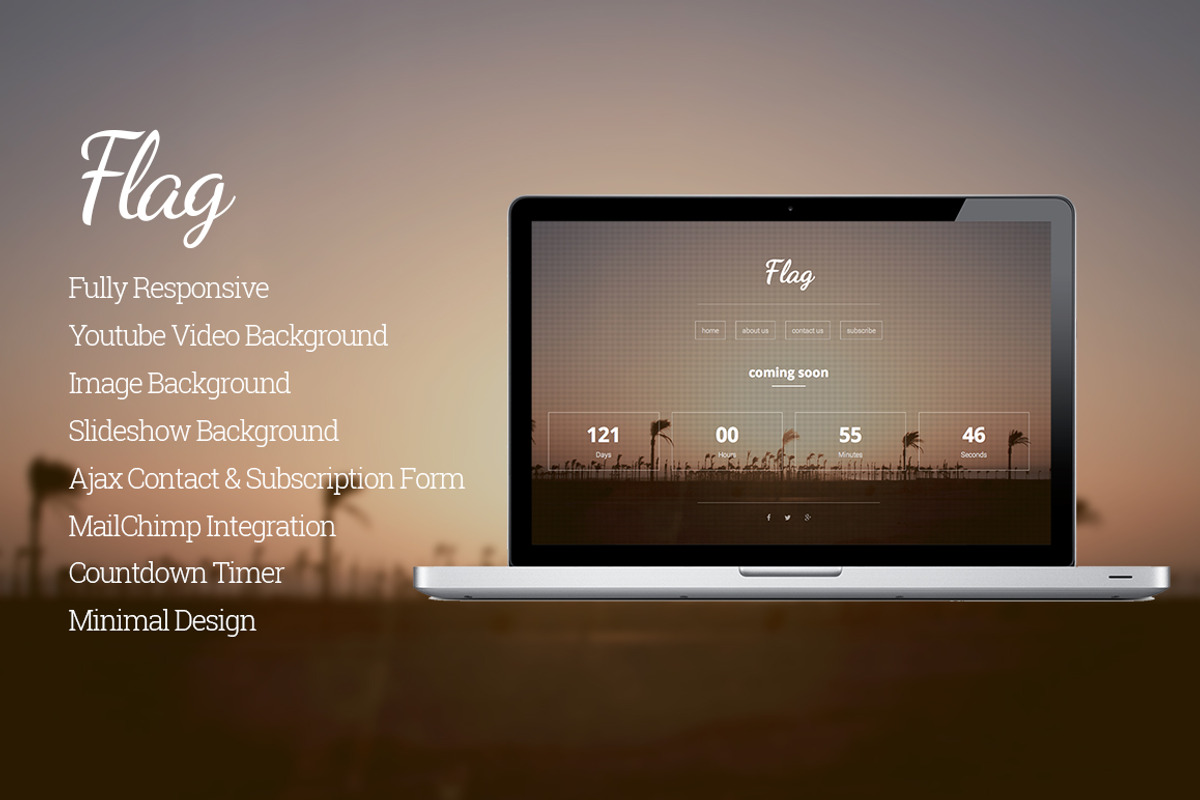 Flag - Coming Soon Template, a Websites & App Template by DareToGeek