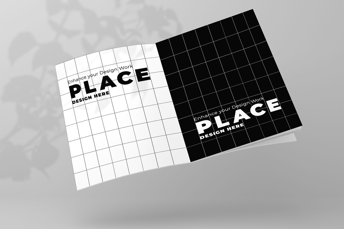 A4 Flying Magazine Mockup